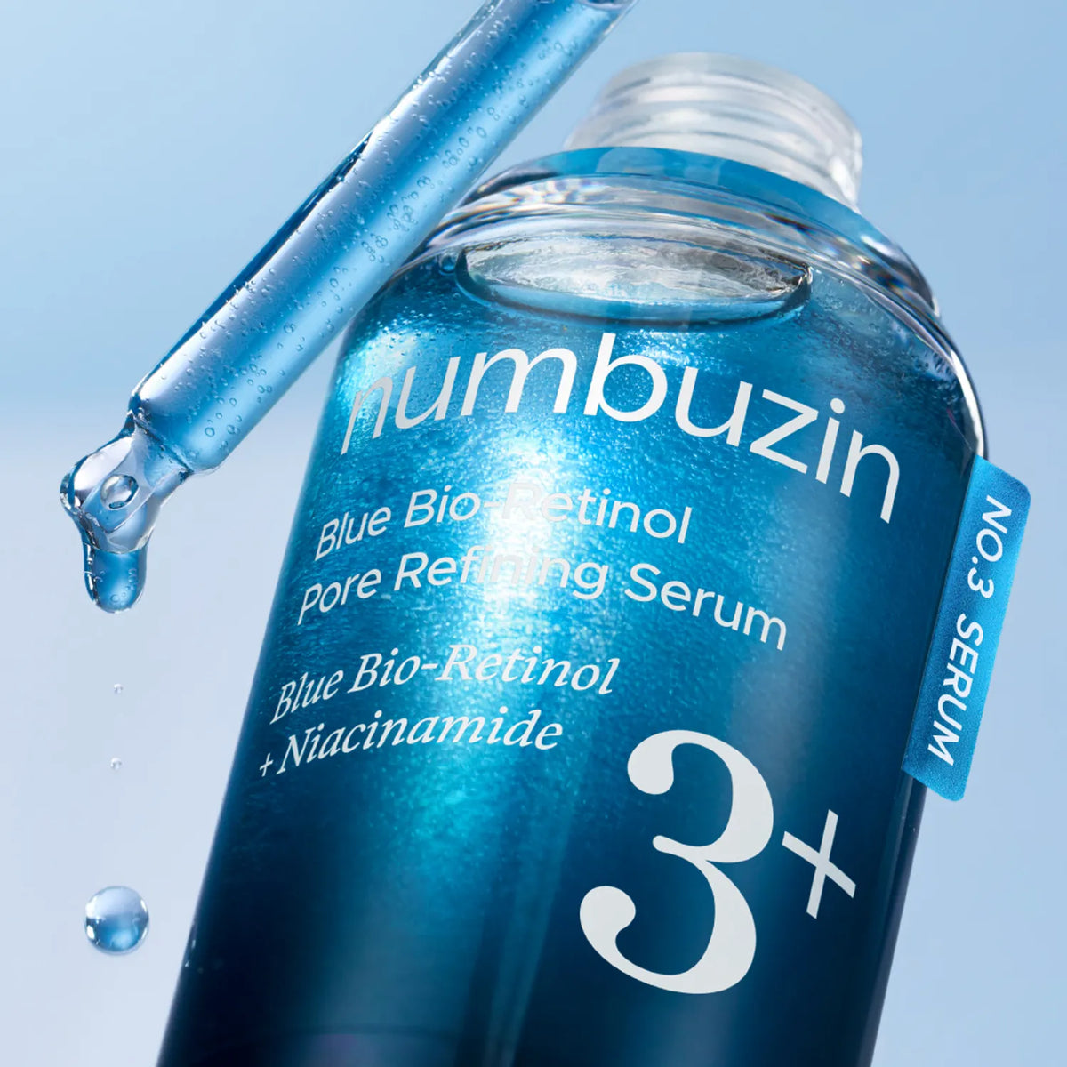 Numbuzin - No.3 Blue Bio-Retinol Pore Refining Serum [30ml] – Hoor Beauty